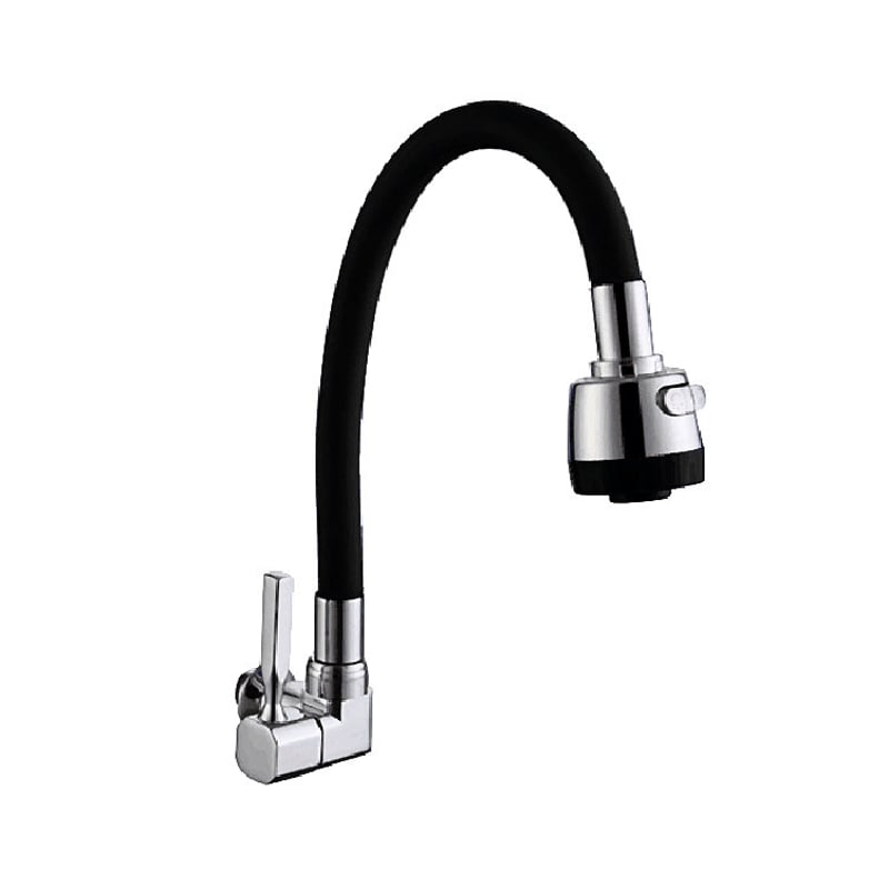 Llave Ganso Para Cocina Bronce Cromado Negro XM | falabella.com