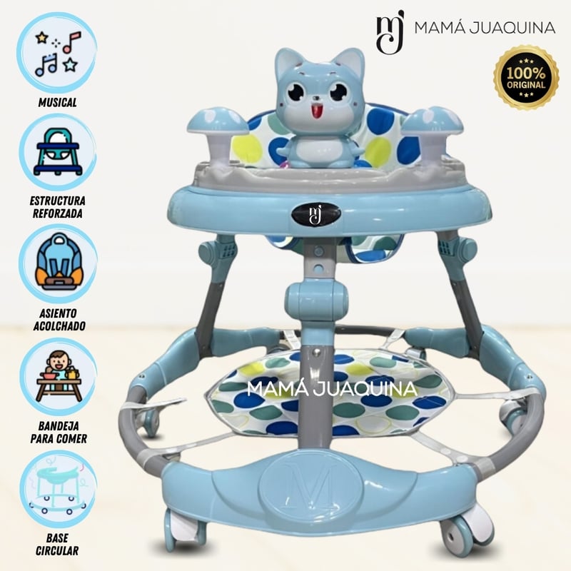 Andador Plegable «BABY CAT» Edición Limitada Light Blue BABY ...