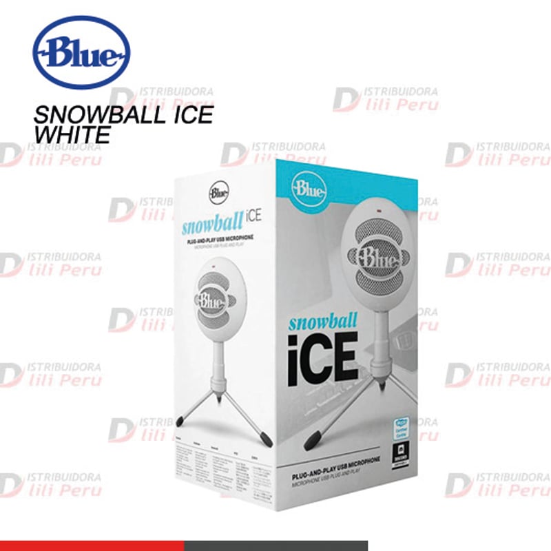 MICROFONO BLUE SNOWBALL ICE WHITE LOGITECH | falabella.com