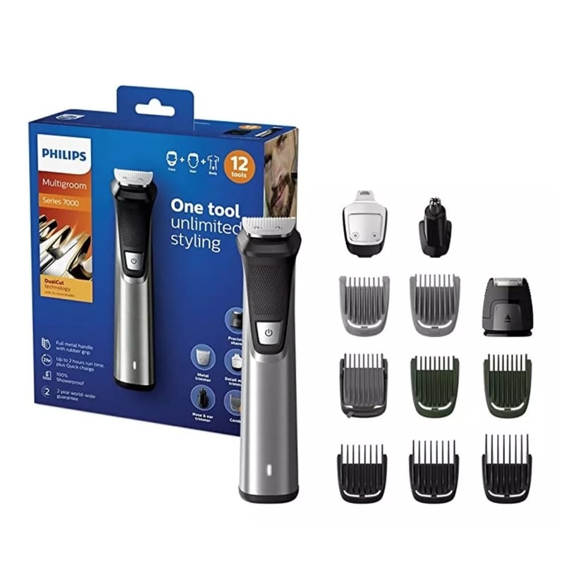 Recortador Philips 12 En 1 Para Rostro, Cuerpo, Barba Mg7735 PHILIPS ...
