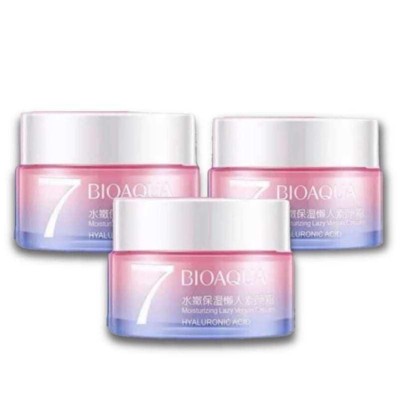 Pack 3 Crema Hidratante V7 Vegana Acido Hialuronico Bioaqua BIOAQUA | falabella.com