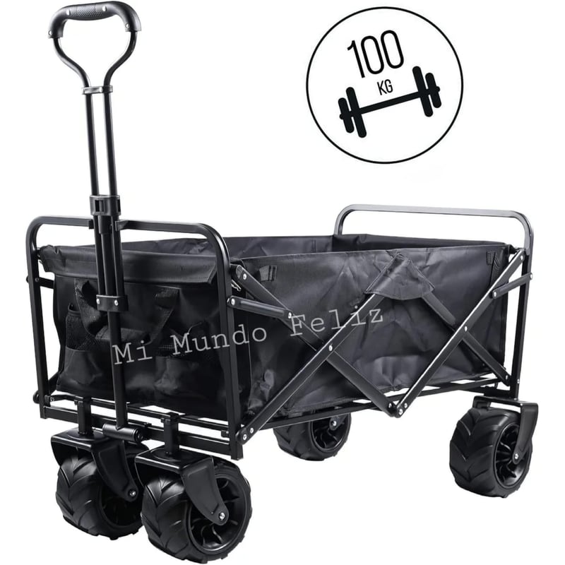 Carrito de Carga Plegable Multiusos Con Asa Guiador GENERICO ...