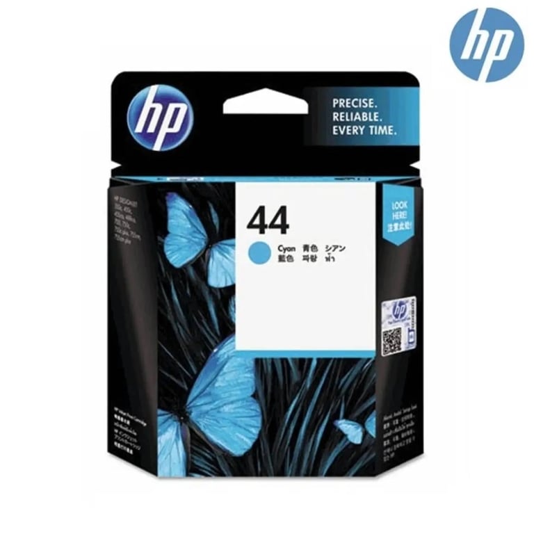 Cartucho de Tinta HP 44 Cyan 51644C Original HP | falabella.com