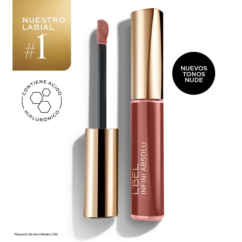 Labial Líquido Nude Femme Infini Absolu No Transfer Ácido Hialurónico ...