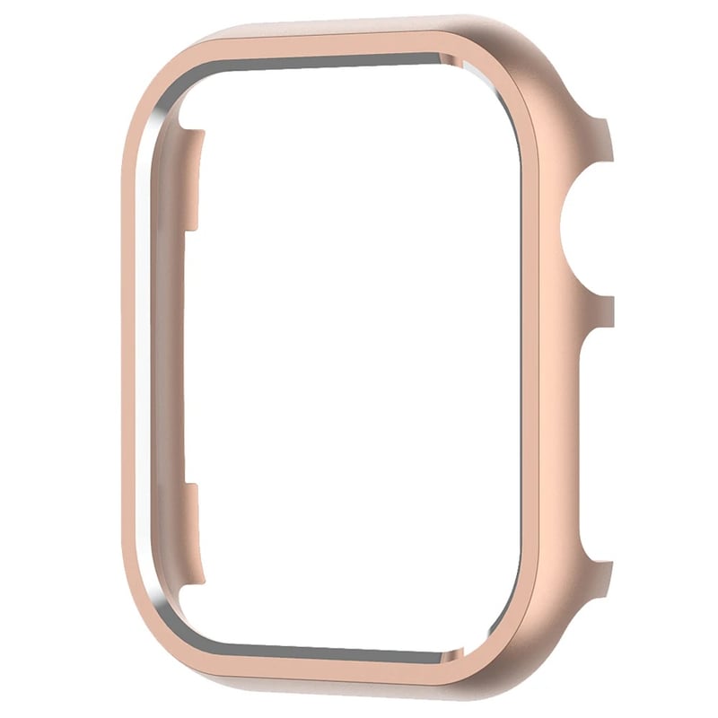 BUMPER CASE DE ACERO INOX PARA SMARTWATCH DE 40M - ROSA GOLD GENERICO ...