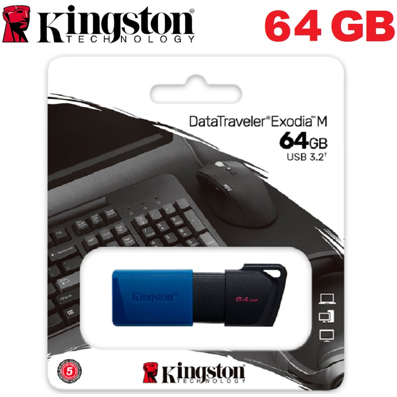 Memoria USB Kingston 64GB DataTraveler Exodia M 64 GB KINGSTON | falabella.com