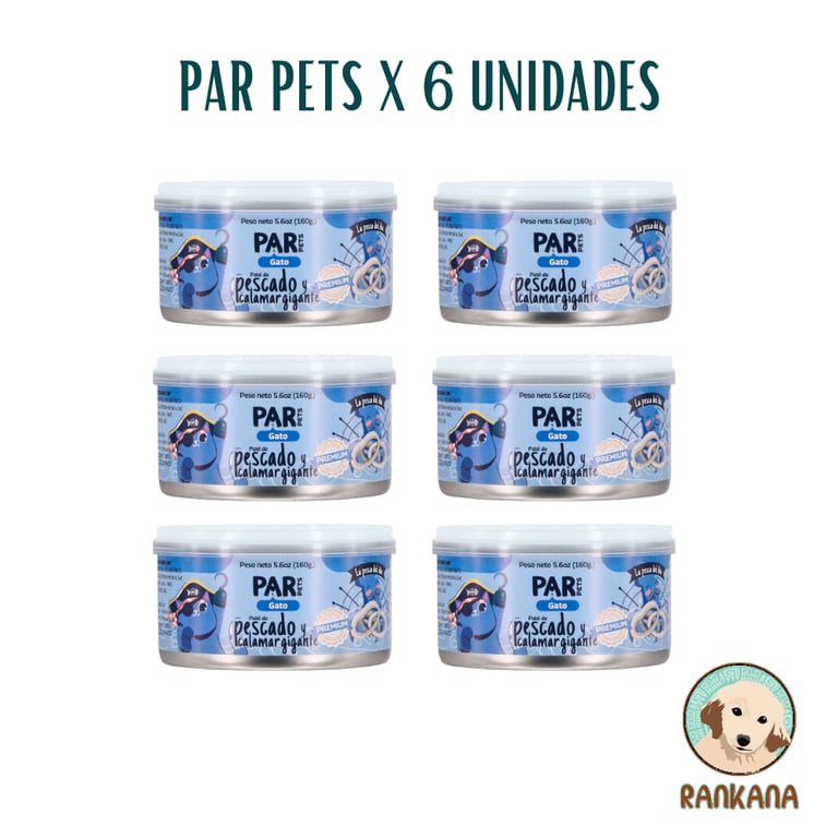 ALIMENTO HÚMEDO PAR PETS X 160 GR PESCADO Y CG / 6 UNIDADES | Sodimac ...