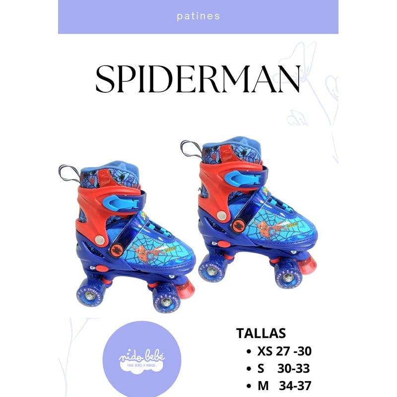PATIN 4 RUEDAS HOMBRE ARAÑA XS OKA | falabella.com