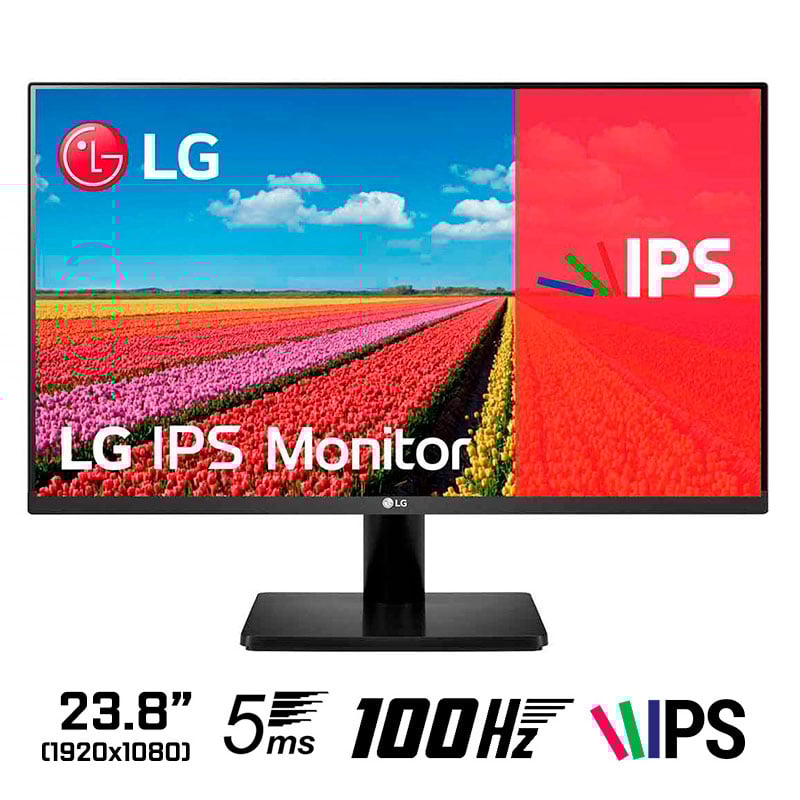 MONITOR LG 24MS500-B 24″ IPS FHD 1920 x 1080 100Hz 1ms AMD FreeSync LG ...