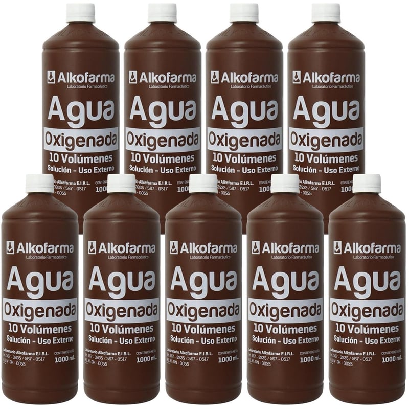 Agua Oxigenada Vol 10 Frasco 1000ML 9UN ALKO FAR MA GENERICO ...