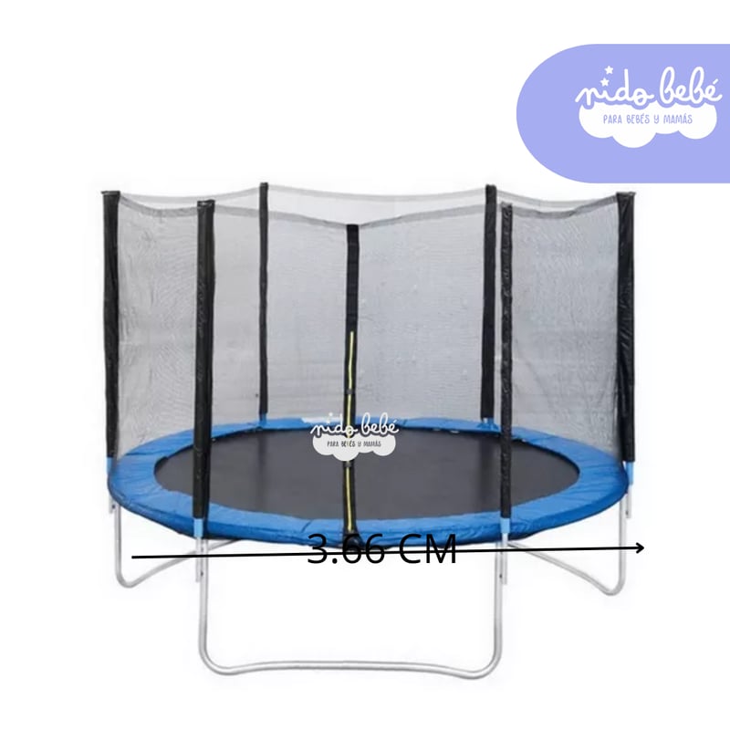 Juego CAMA SALTARINA 12 FT AZUL 3.66CM EVERBEST | falabella.com