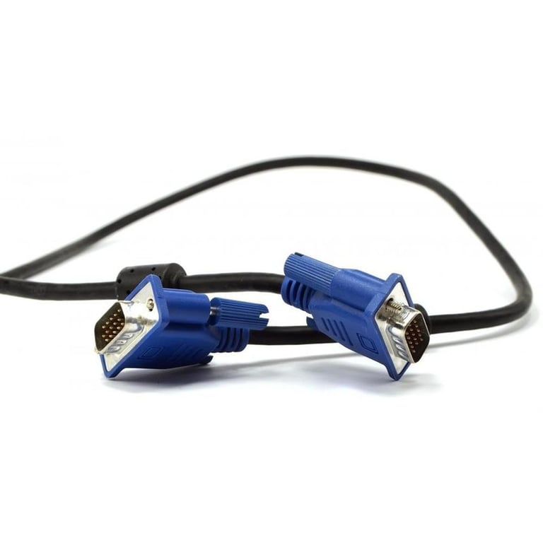 Cable VGA a VGA con Doble Filtro Conector CPU Pantalla Monitor 1.5M ...