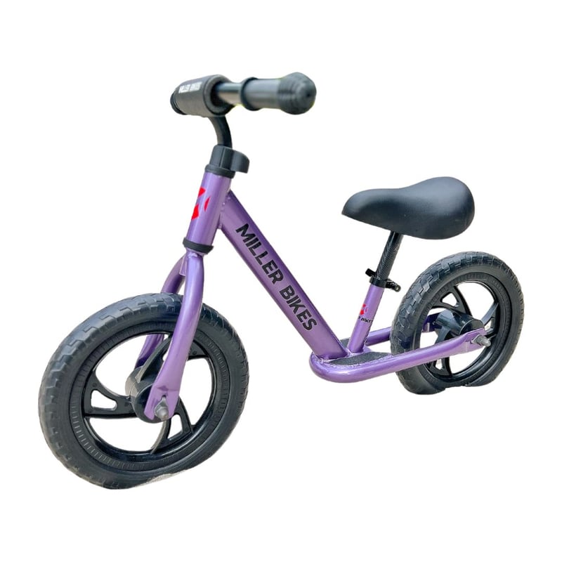Bicicleta de balance equilibrio MILLER BIKES Aro 12 Violeta MILLER ...