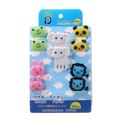 10 Mini tenedores con adorno de animales para postres GENERICO ...