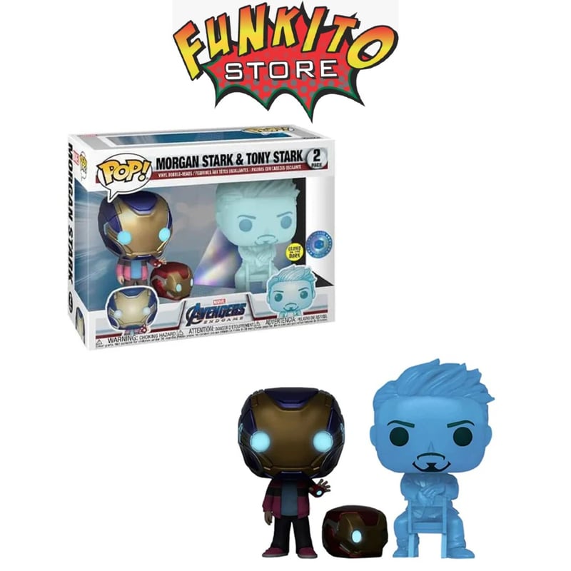 AVENGERS MORGAN STARK & TONY STARK (GITD) (POP IN A BOX EXCLUSIVE) 2 ...