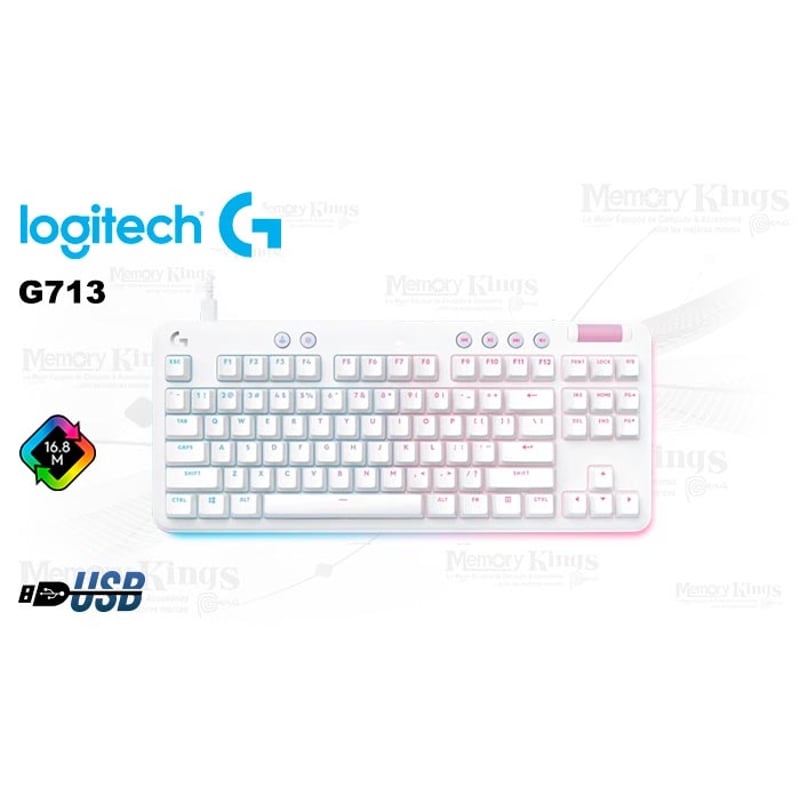 TECLADO Gaming LOGITECH G713 AURORA COLLECTION TKL MECHANICAL LINEAR LOGITECH | falabella.com