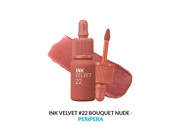 TINTA DE LABIOS INK VELVET N° 22 BOUQUET NUDE - PERIPERA PERIPERA ...