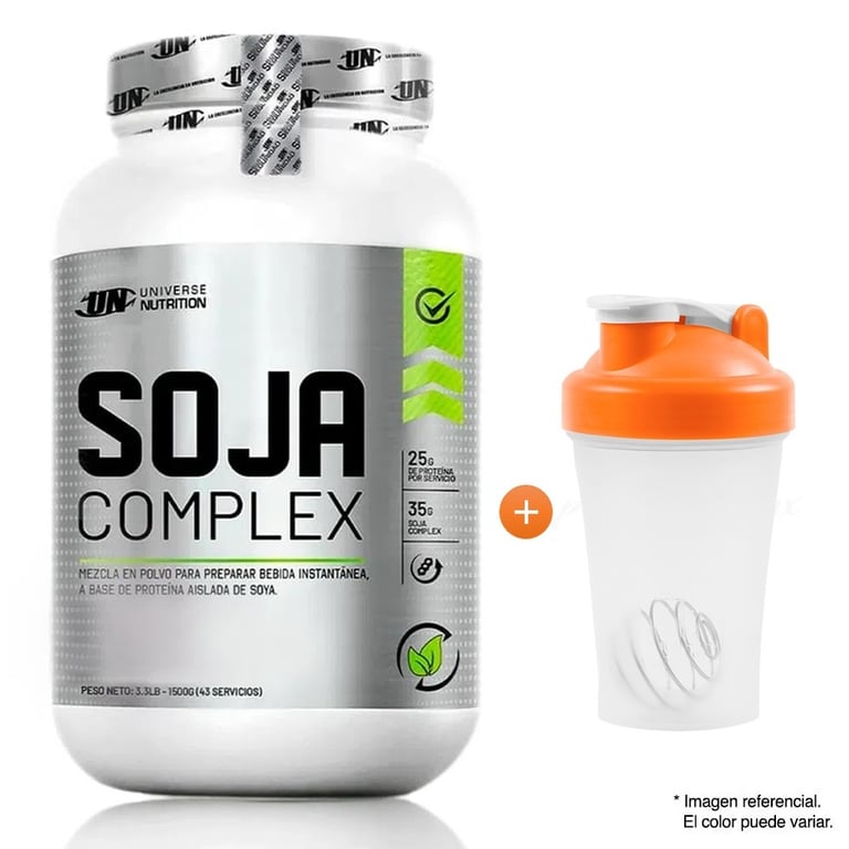 Soja Complex 1.5 kg UN - Cookies Proteína de Soya UNIVERSE NUTRITION ...