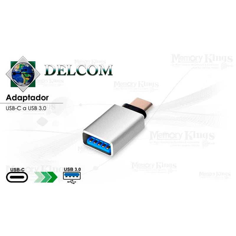ADAPTADOR USB-C a USB 30 DELCOM GENERICO | falabella.com