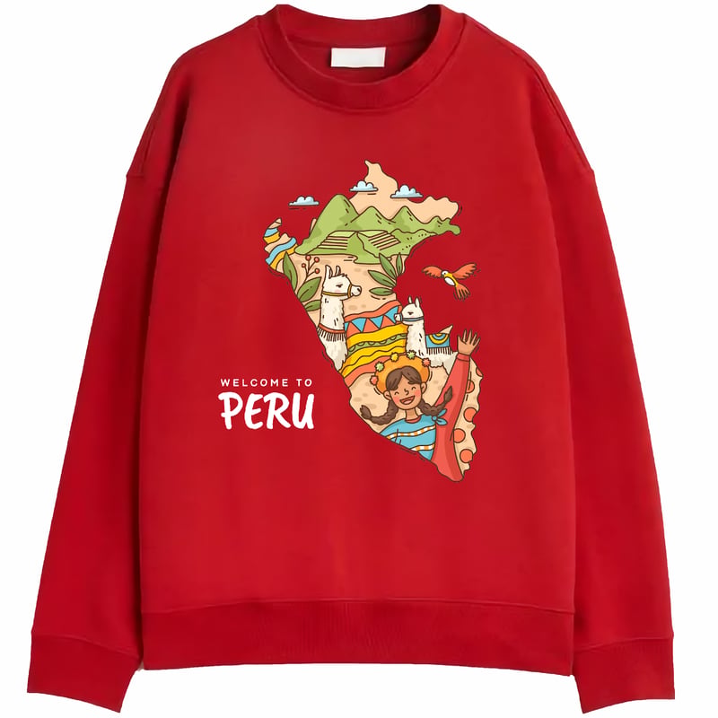 Polera Sin Capucha Bienvenido a Peru NACIONAL | falabella.com