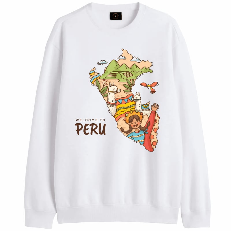 Polera Sin Capucha Bienvenido a Peru NACIONAL | falabella.com
