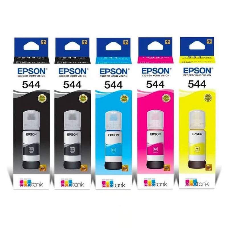 SUPER KIT DE 5 TINTAS EPSON 544 EPSON | falabella.com