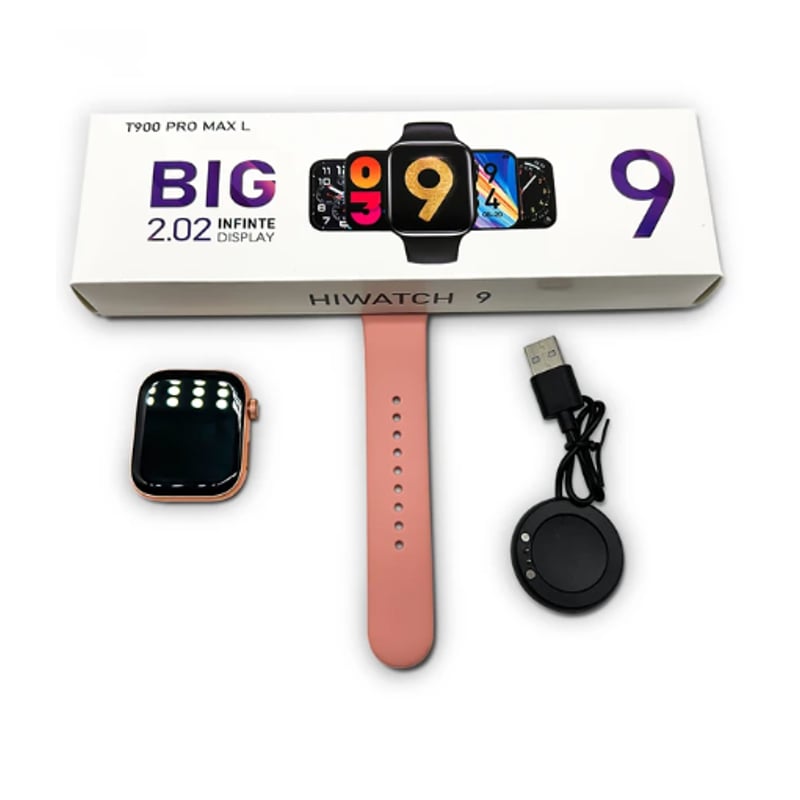 SMARTWATCH T900 PRO MAX L SERIE9 ROSADO IMPORTADO | falabella.com