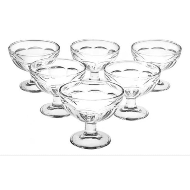 Set x 6 Copas de Vidrio para Helado o Postre 190ml GENERICO | falabella.com