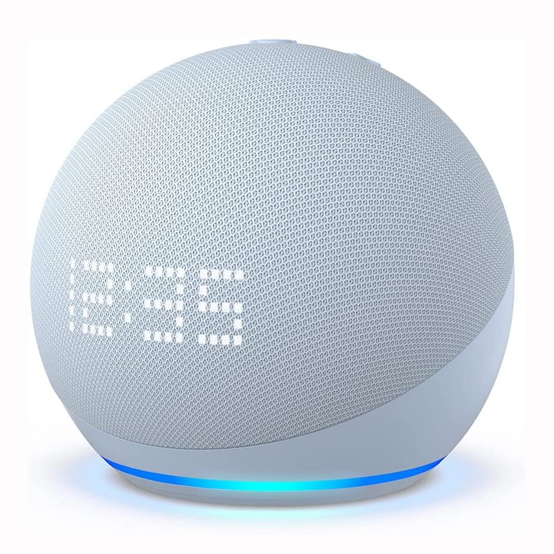 Altavoz Inteligente Amazon Echo Dot 5ta Generación Con Reloj - Cloud ...