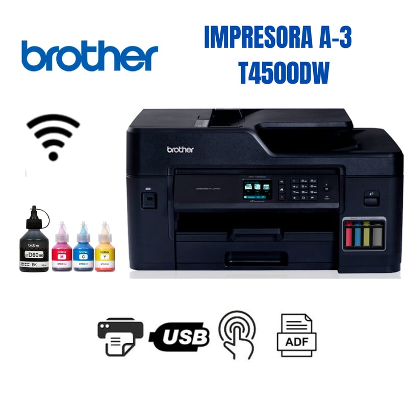 MFC-T4500DW IMPRESORA MULTIFUNCIONAL BROTHER A3 BROTHER | falabella.com