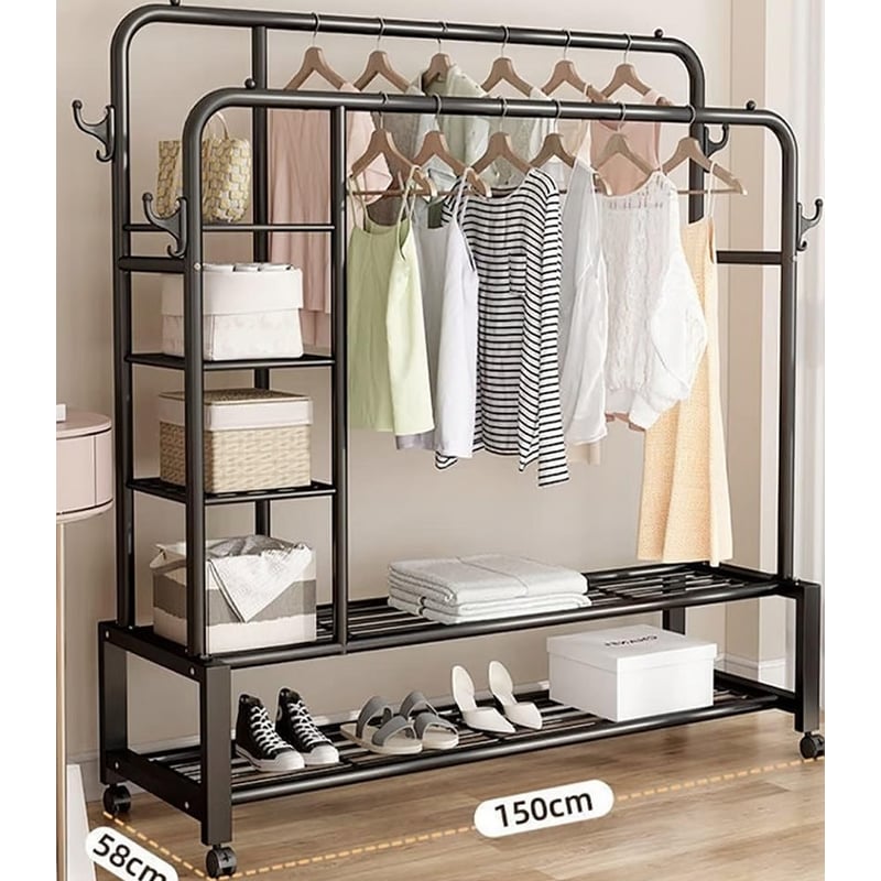 Perchero 4 en 1 Multifuncional con Ruedas, GENERICO | falabella.com