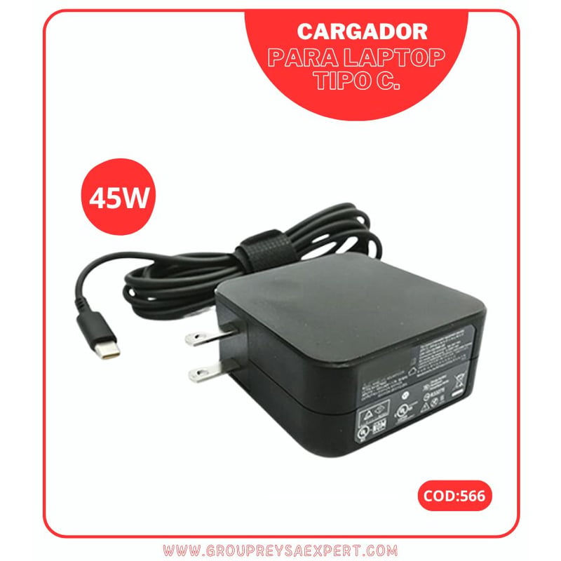 CARGADOR PARA LAPTOP TIPO C GENERICO GENERICO | falabella.com