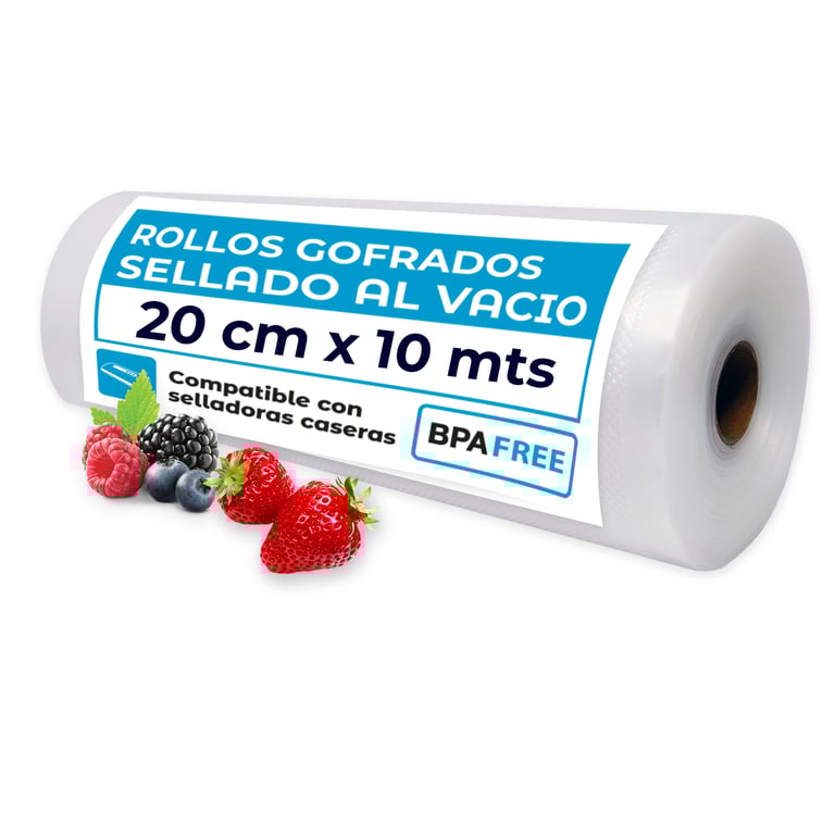 Rollo Bolsa Gofrada 20x10 Mts Sellado al vacío GENERICO | falabella.com
