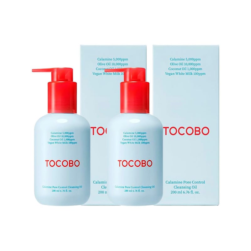 Calamine Pore Control Cleansing Oil - Tocobo 200ml 2 unidades_. TOCOBO ...