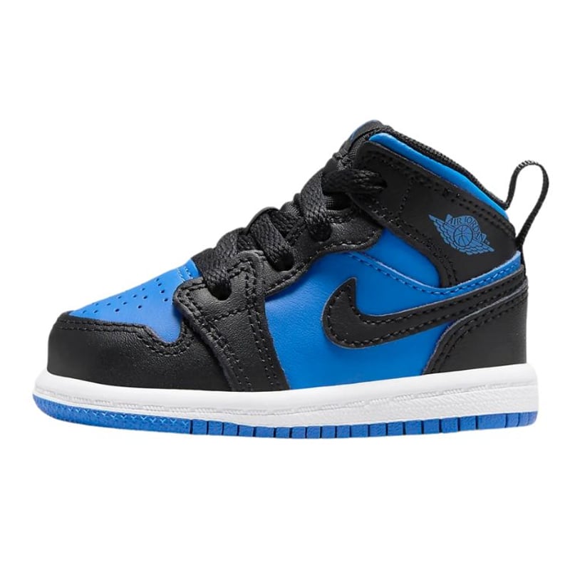 Zapatillas Urbanas Jordan Retro 1 Mid Negro Azul Infante AIR JORDAN ...