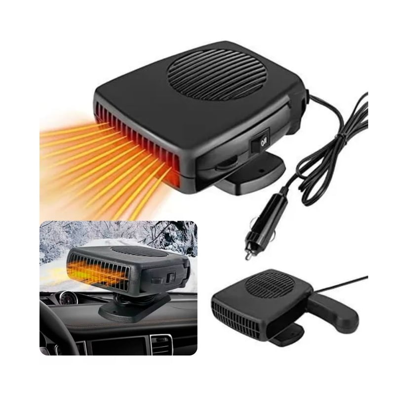 Calefactor Ventilador para Autos 200W- compacto y Portátil IMPORTADO ...