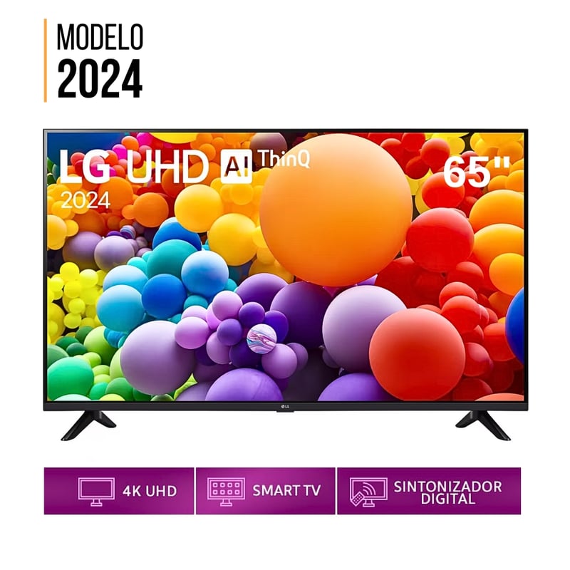 Televisor LG 65" Smart Tv 4K UHD Thinq Ai 65UT7300PSA Modelo 2024 LG ...
