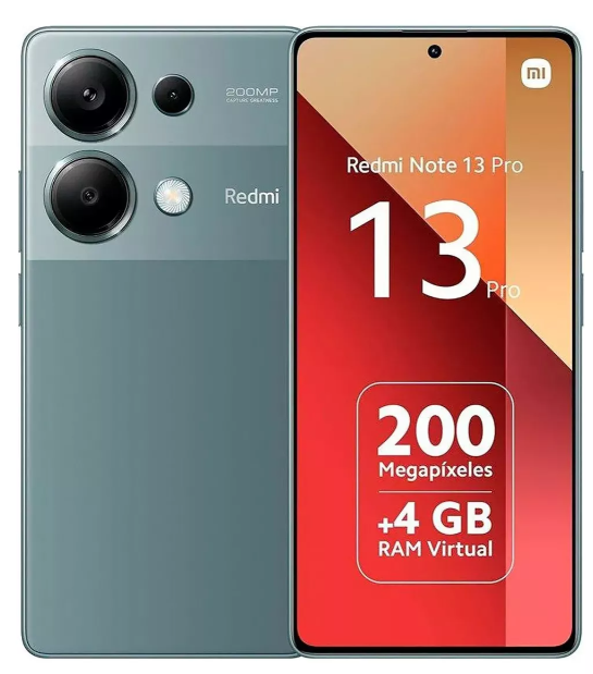 Xiaomi Redmi Note 13 PRO 4G 8GB 256GB Verde XIAOMI | falabella.com