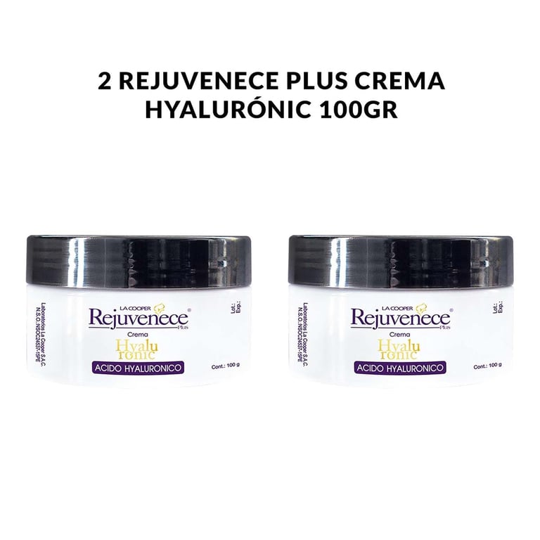 2 Rejuvenece Plus Crema Hyalurónic 100Gr IMPORTADO | falabella.com