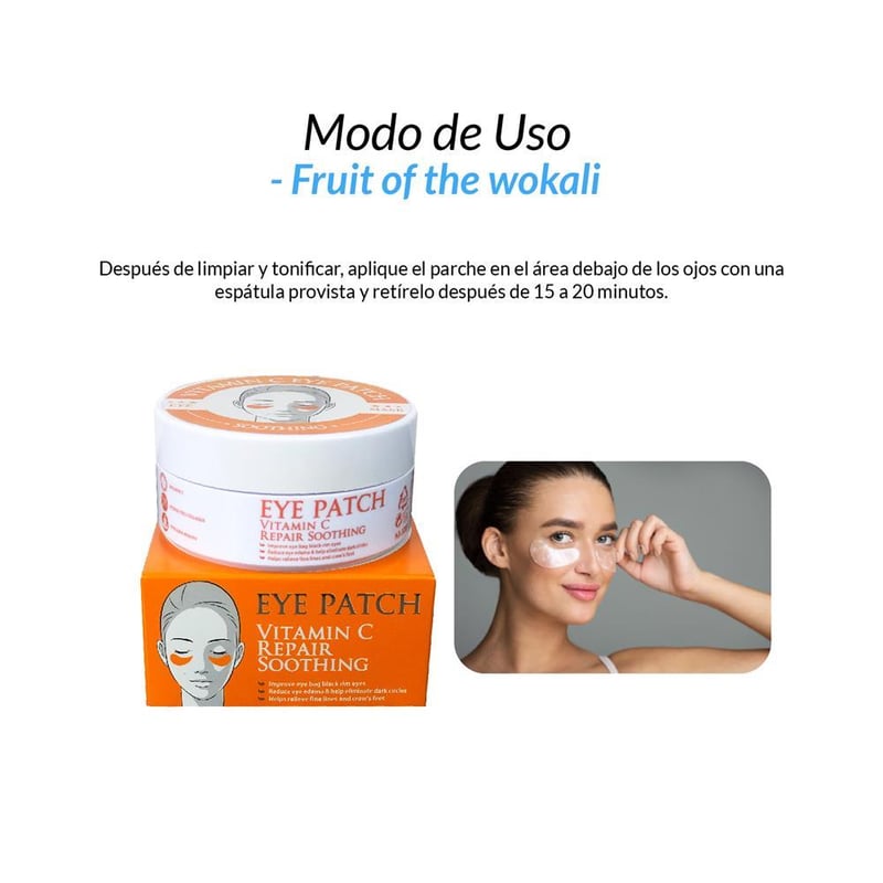 Parches De Ojos De Vitamina C - Fruit Of The Wokali WOKALI | falabella.com
