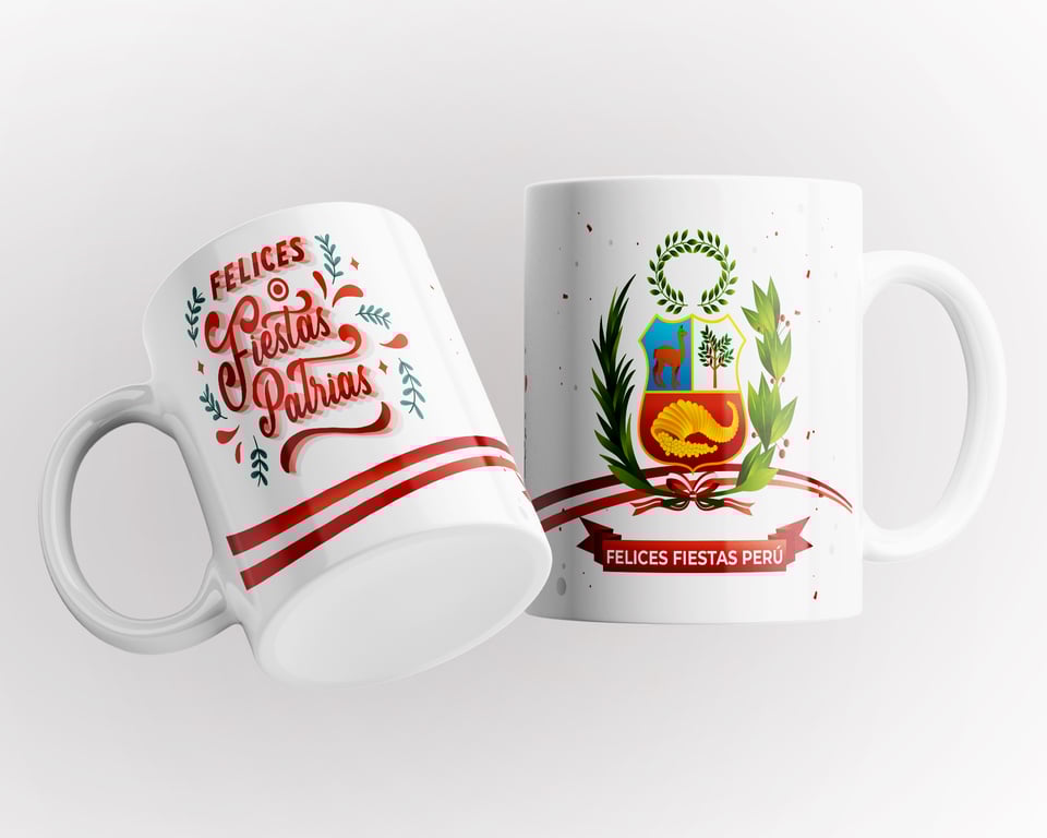 TAZA MUG PERU FIESTAS PATRIAS 11 oz DS04 GENERICO | falabella.com