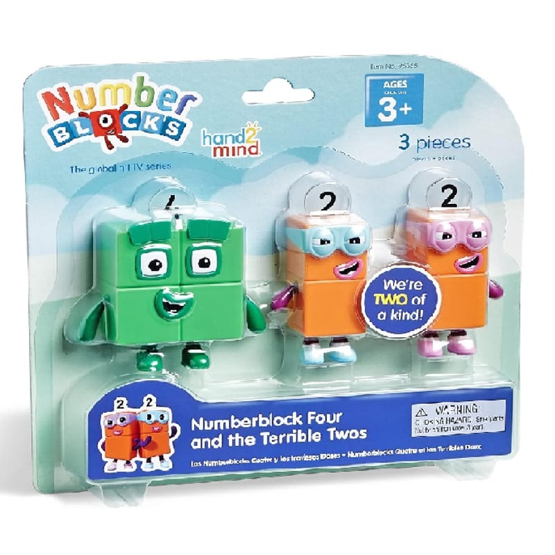 NUMBERBLOCKS, FIGURES, FOUR AND THE TERRIBLE TWOS 95355 HANDSTOYS ...
