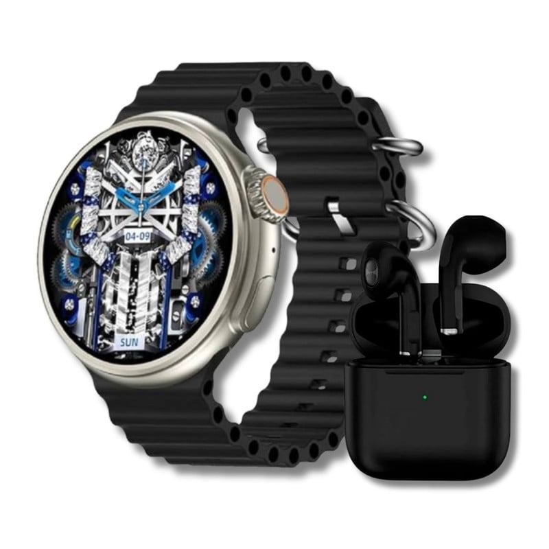 Pack Smartwatch Z78 Ultra Negro y Audifono 6s Pro Negro HANDS UP ...
