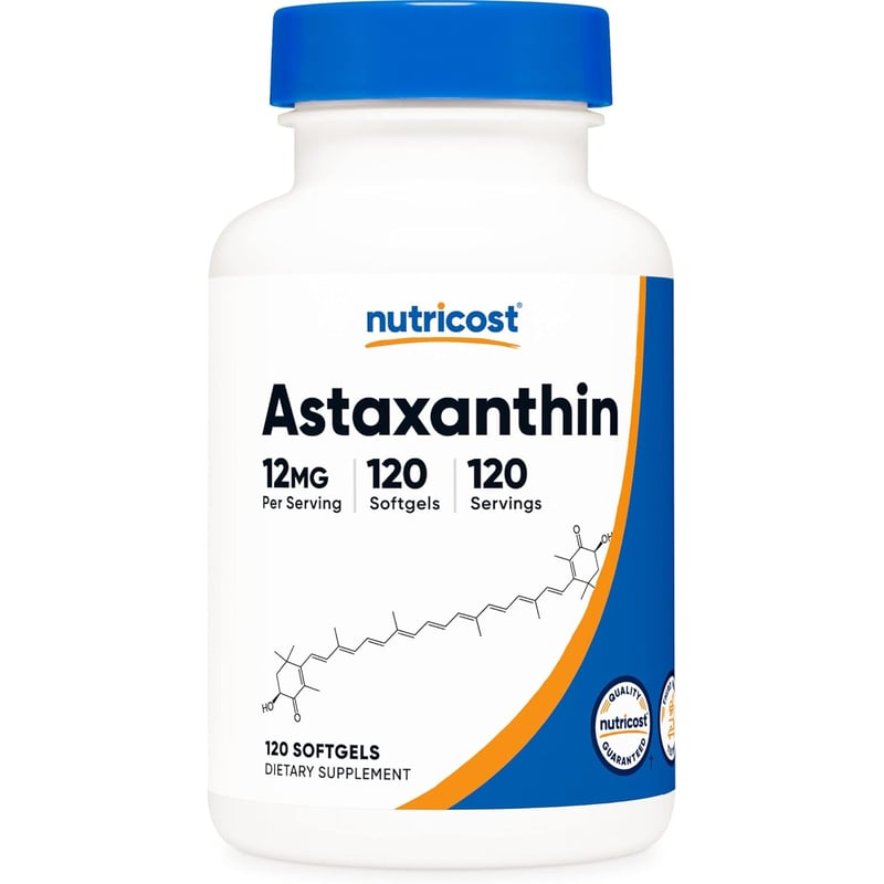 Astaxantina Nutricost 120 Cápsulas 12Mg Antioxidante NUTRICOST | falabella.com