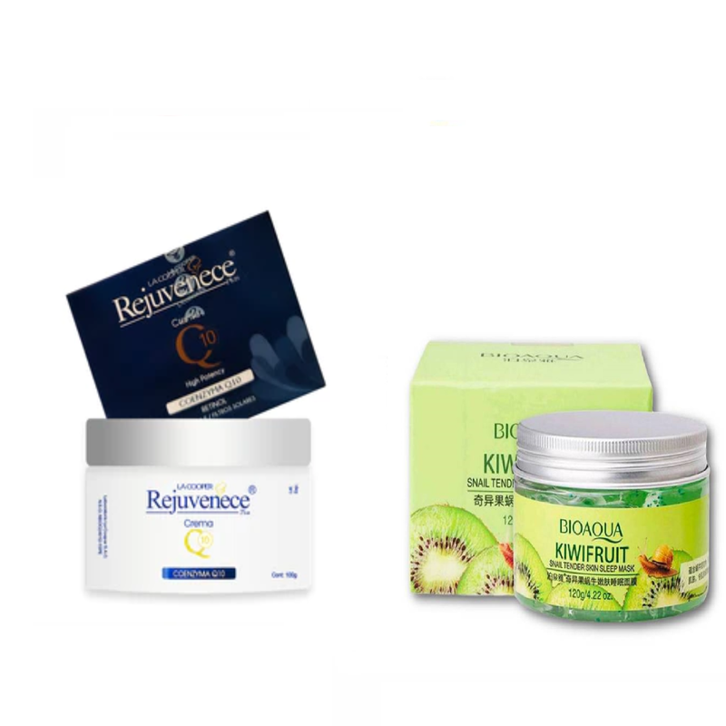 Crema Retinol y Coenzima y MASCARILLA FACIAL KIWI BIOAQUA | falabella.com