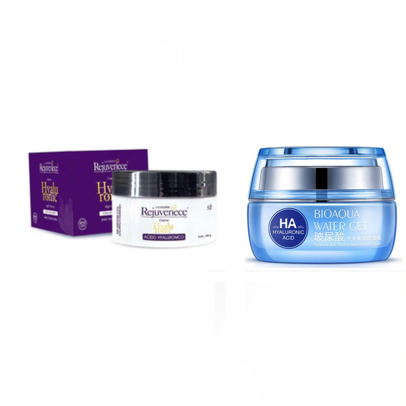Rejuvenece Plus Crema Hyalurónic Y CREMA HIDRATANTE WATER GET BIOAQUA ...