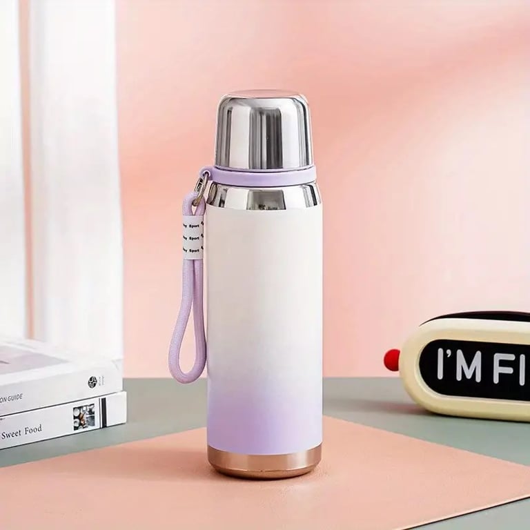 TERMO DE ACERO INOXIDABLE PORTABLE 800ML - LILA GENERICO | falabella.com