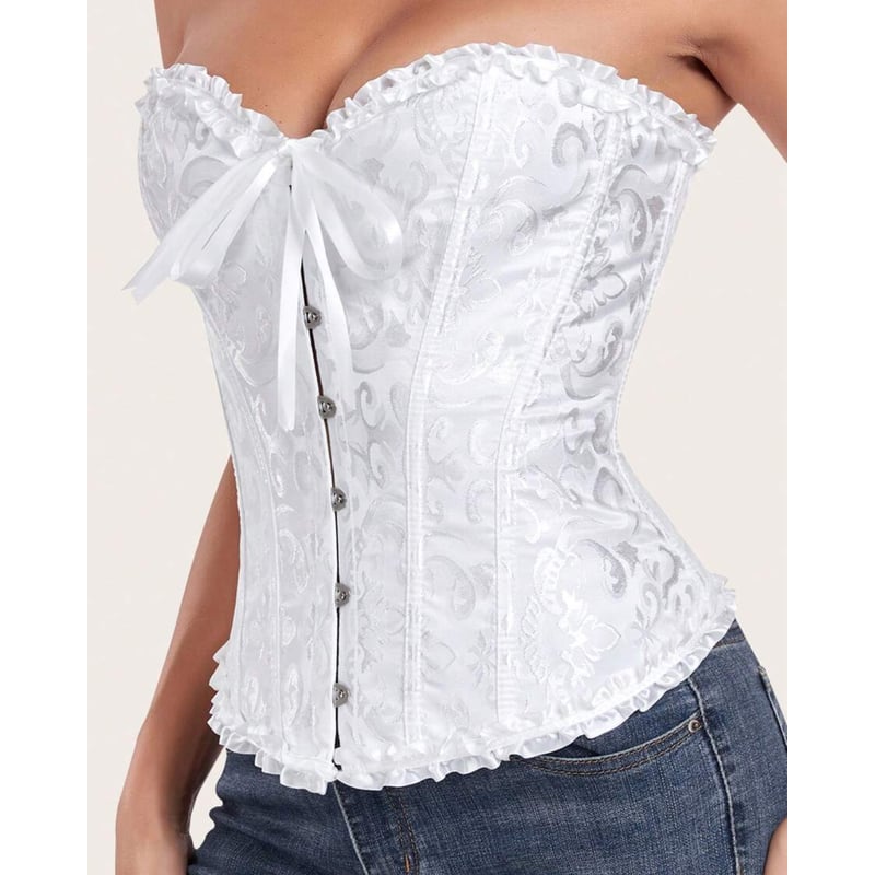 Corset Princess Blanco Encaje Mujer Victoriano GENERICO | falabella.com