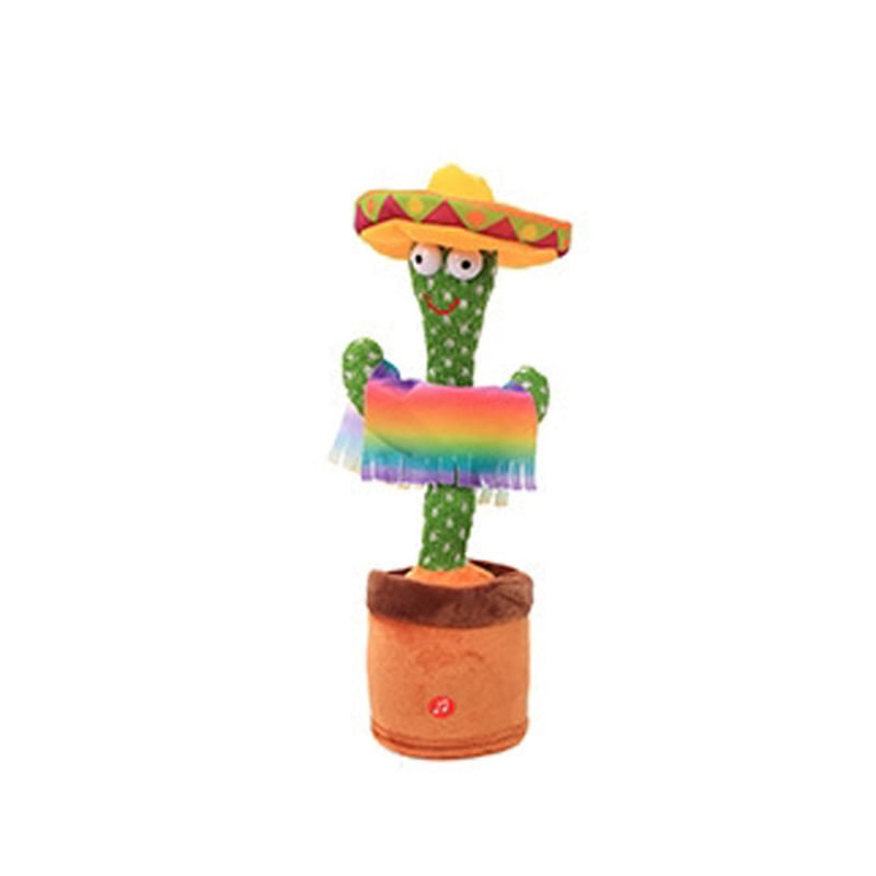 Cactus Bailarin Recargable Repite Sonidos Luces Y Musical-estilo 9 ...