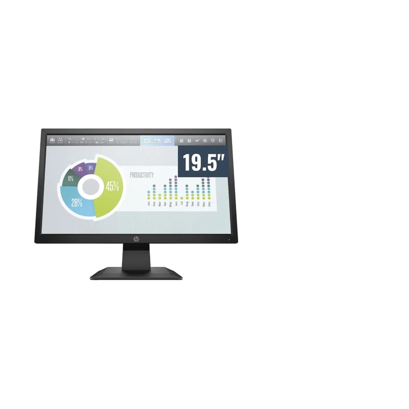 Monitor HP P204V 19.5" HD 1600 x 900, 60Hz, 5ms, VGA-HDMI. HP ...